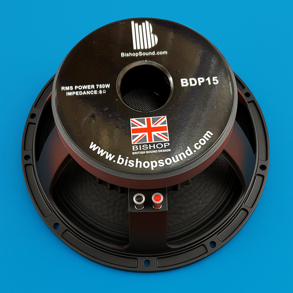 BishopSound 15-inch LF Bass Driver Woofer Loudspeaker 1500w Program Po ...