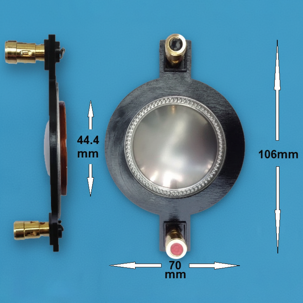 BishopSound Replacement Diaphragm for BRC175 Compression Driver Titani ...